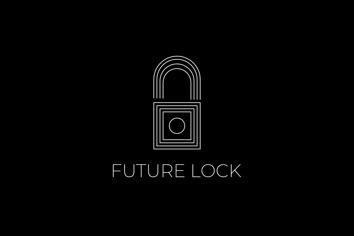 Future Lock Dynamic Line Logo #265877 - TemplateMonster