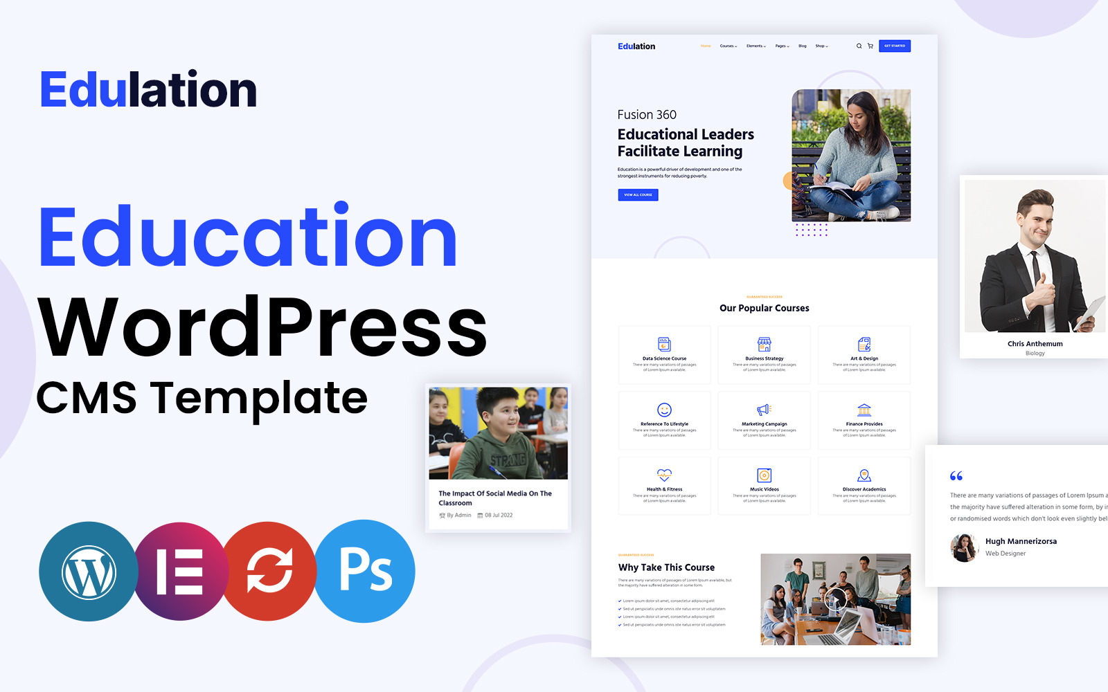Edulation - Education WordPress Theme - TemplateMonster