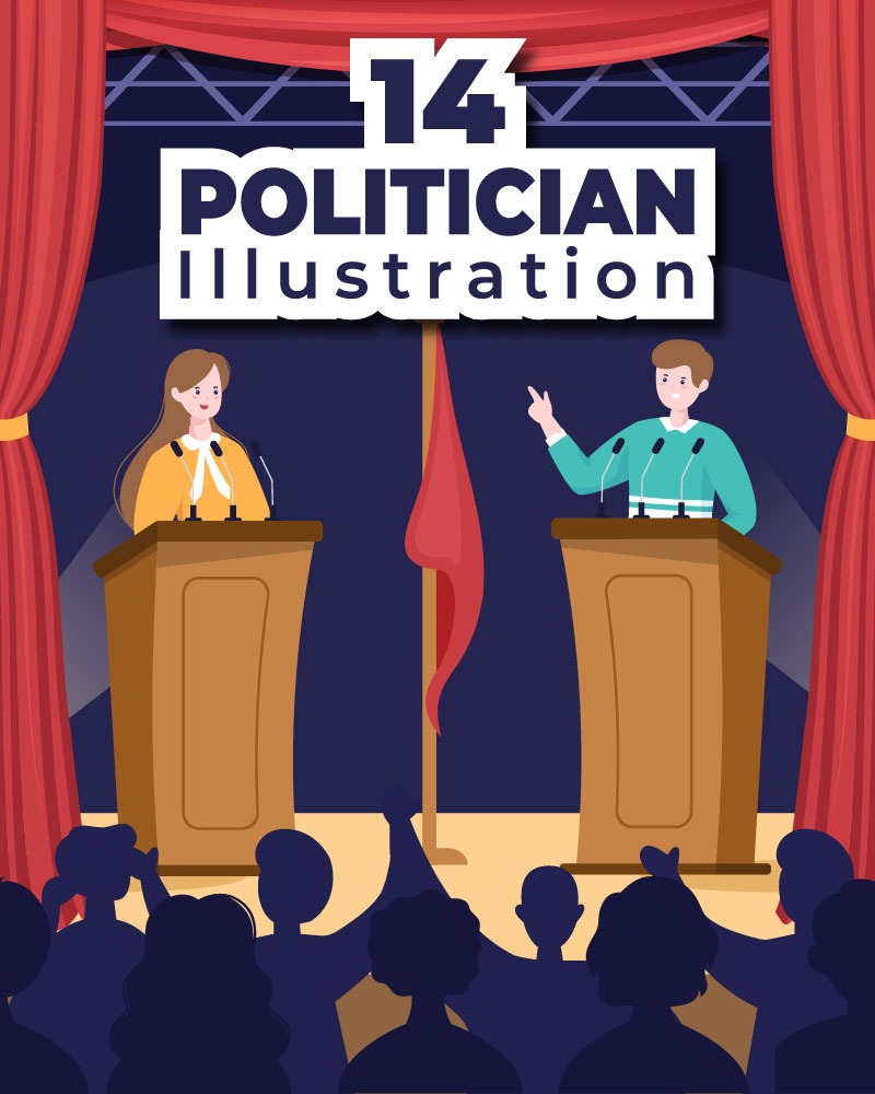 14 Politician or Government Illustration - TemplateMonster