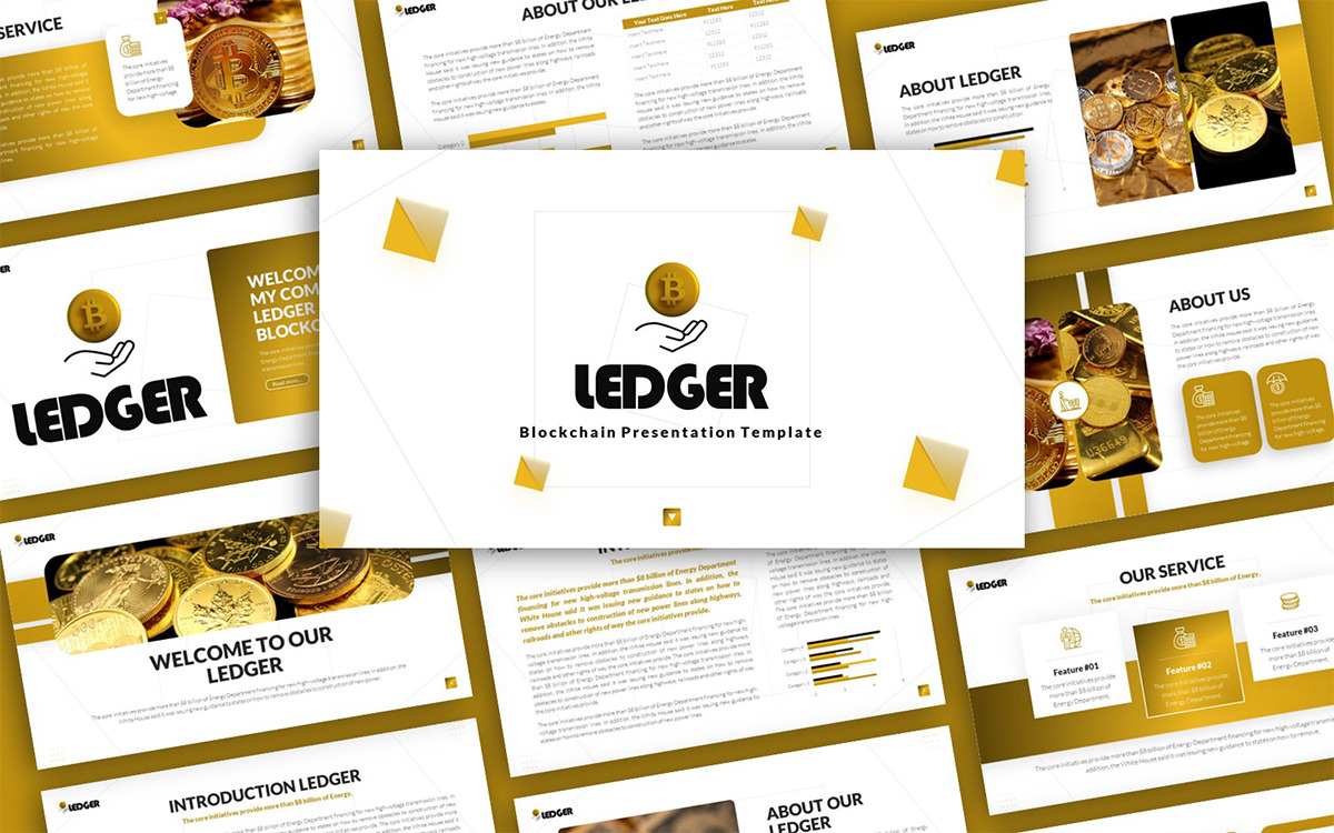 Ledger Blockchain Multipurpose PowerPoint Presentation Template