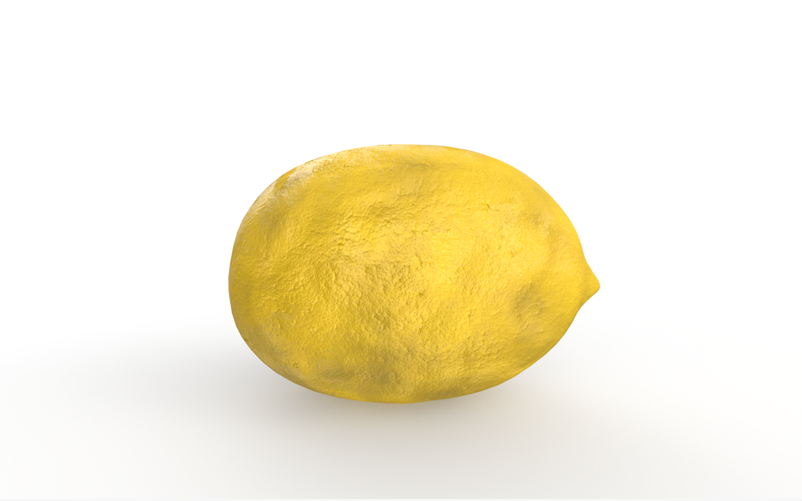 Lemon Fruit Low-poly 3D model #268952 - TemplateMonster