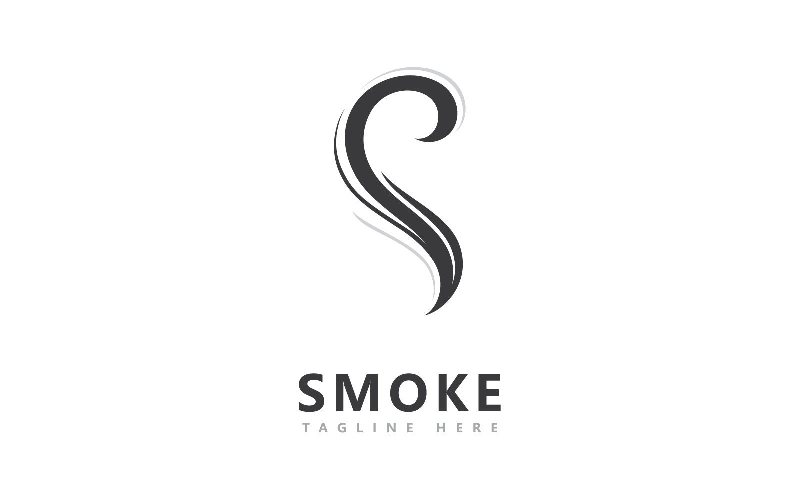 Smoke Vector Logo Design Template V2 - TemplateMonster