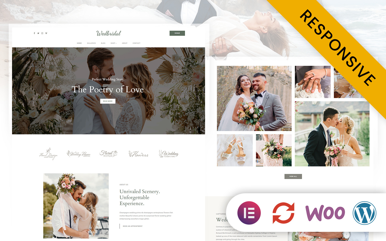 Wedbridal - Wedding Planner Elementor Wordpress Theme