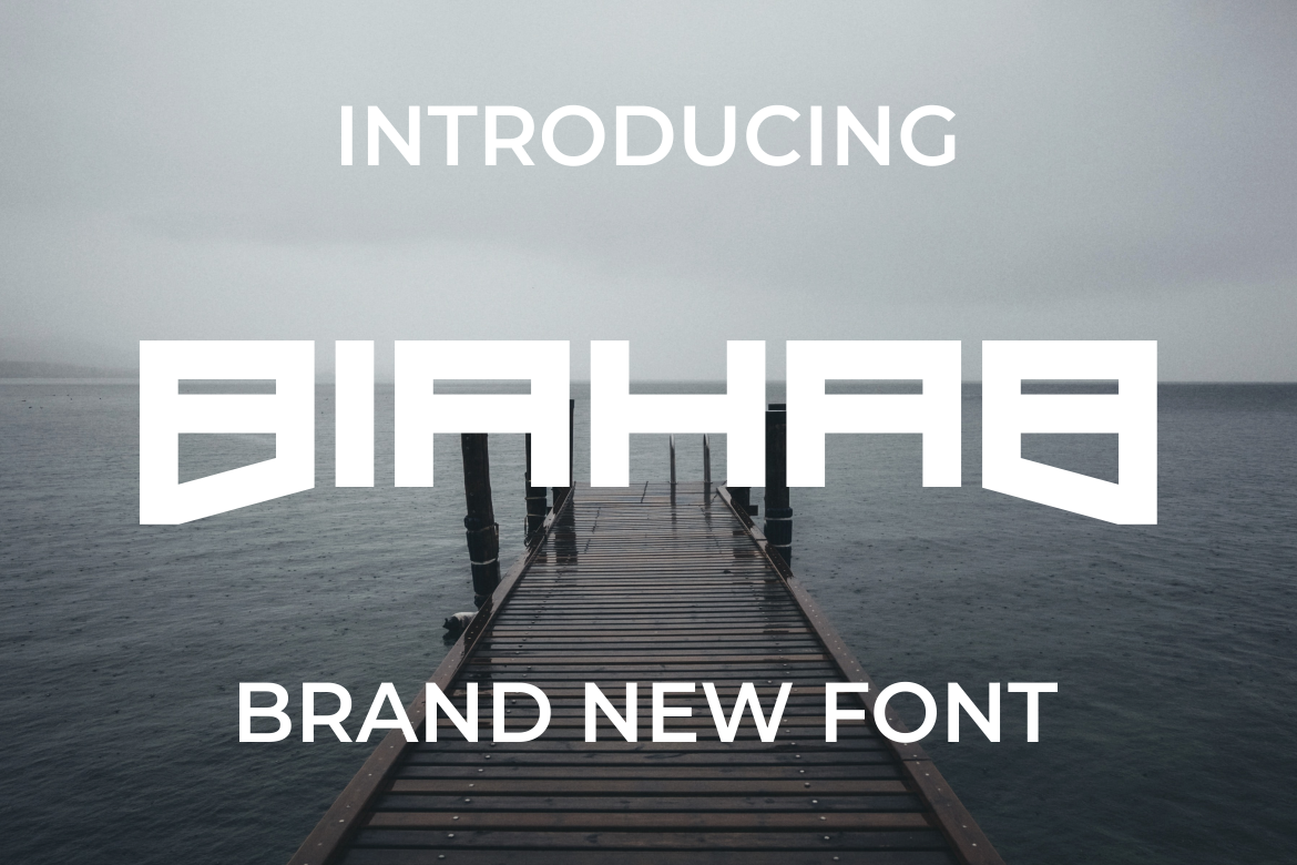 Biahab Font New Brand San serif #269303 - TemplateMonster