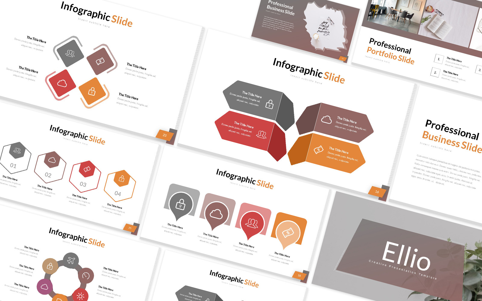Ellio Creative Powerpoint Template #269387 - TemplateMonster