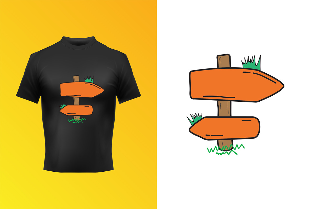 Premium Vector Sticker T-shirt Vector Template