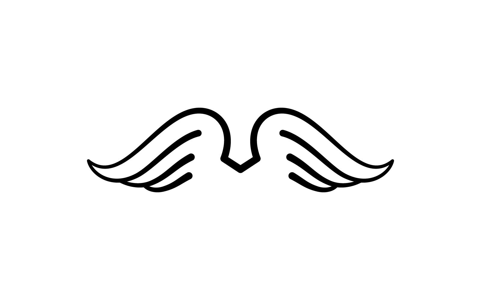 Wings Vector Logo Design Template V1 - TemplateMonster