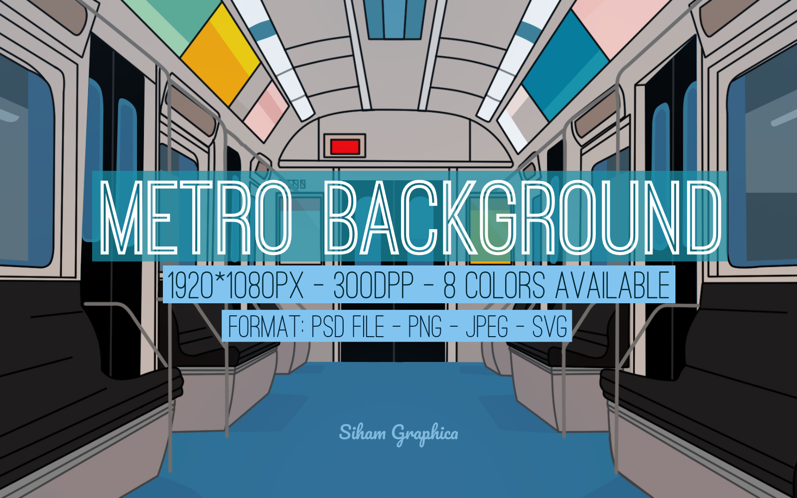 8 Metro Background in Comic Style #270829 - TemplateMonster