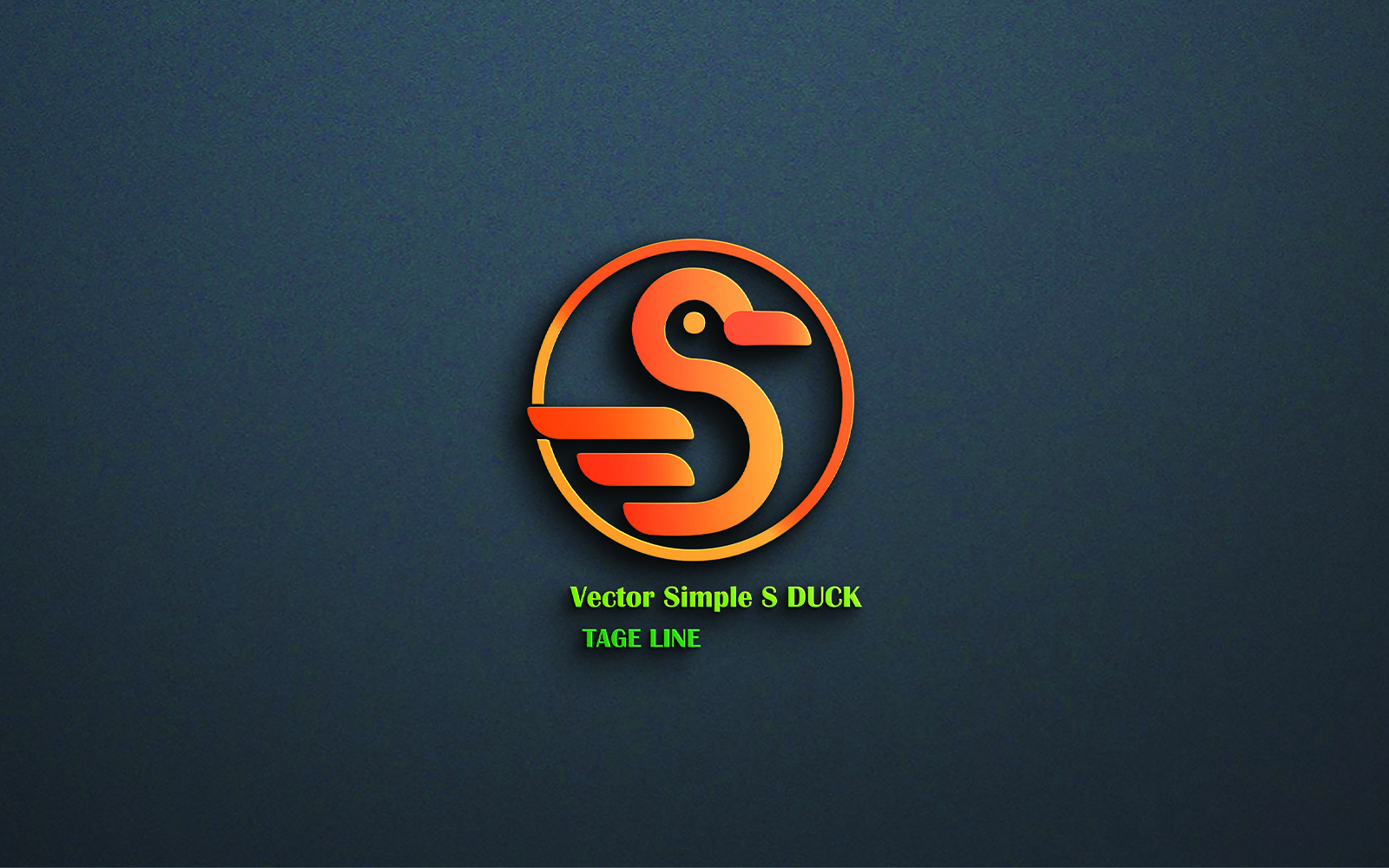 Vector Simple S Animal Duck Logo Template - TemplateMonster