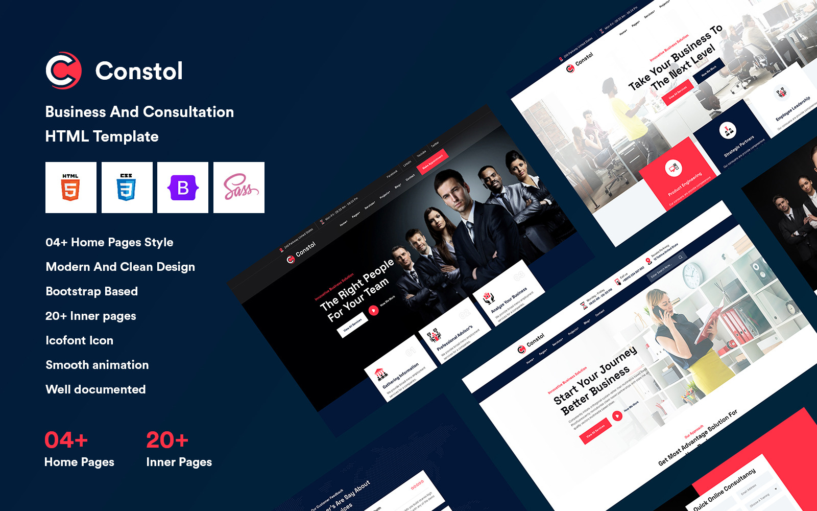 Constol – Business and Consultation HTML5 Template