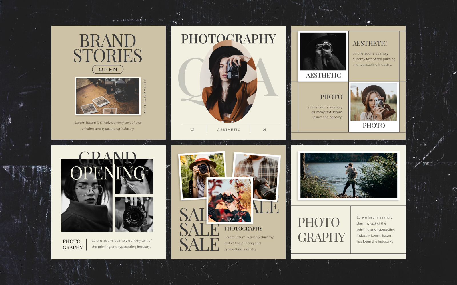 Photography Instagram Template #272398 - TemplateMonster