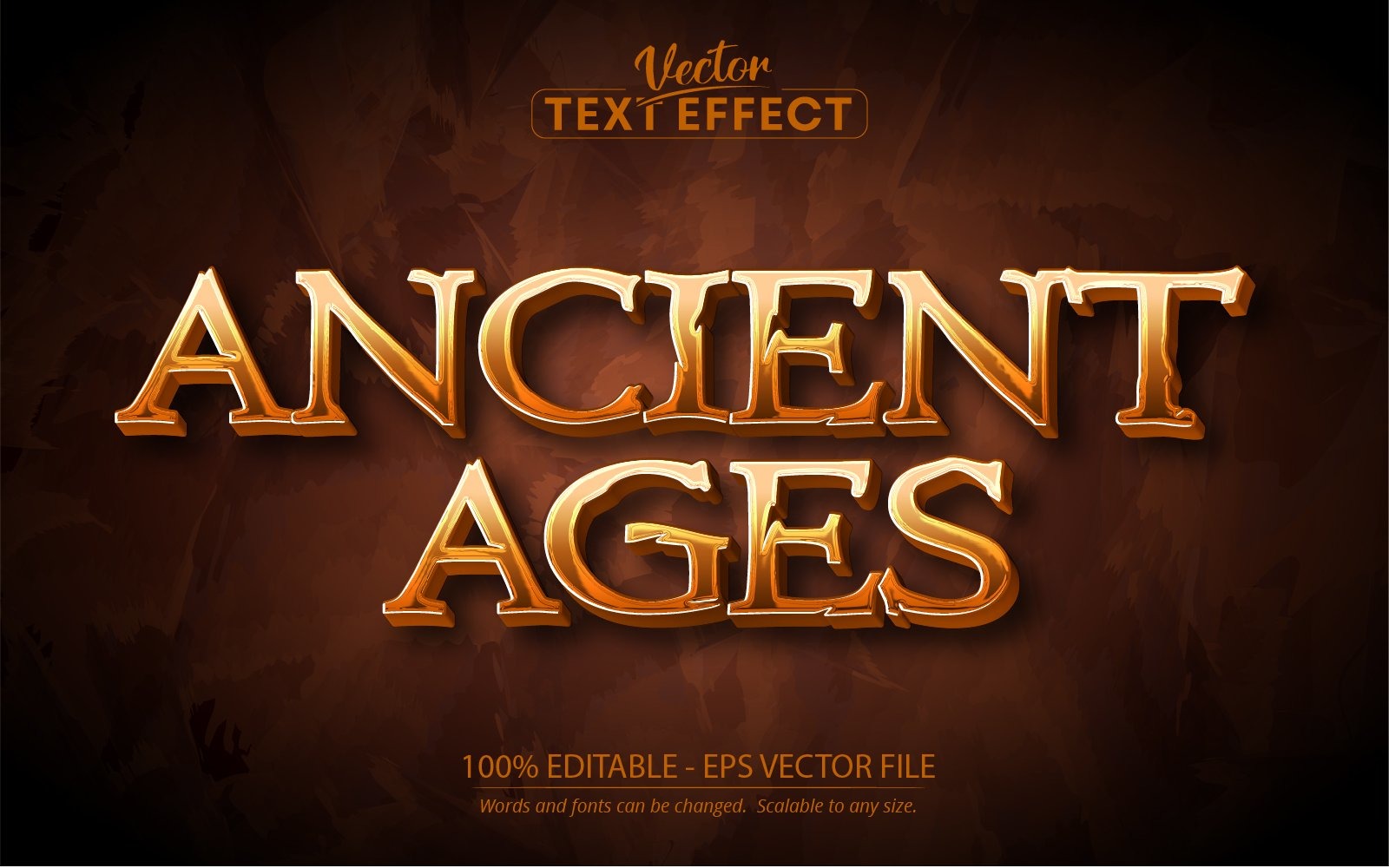 Ancient Ages - Editable Text Effect, Medieval Text Style, Graphics ...