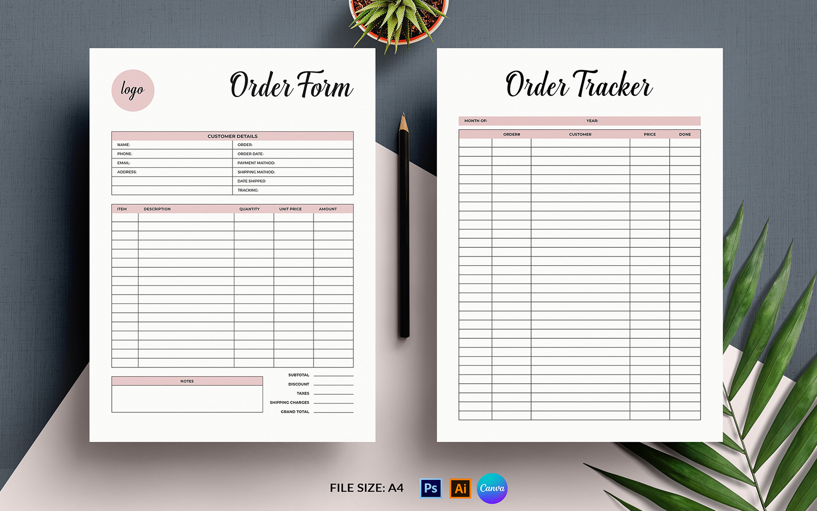 Order and Tracking Form Template #272651 - TemplateMonster