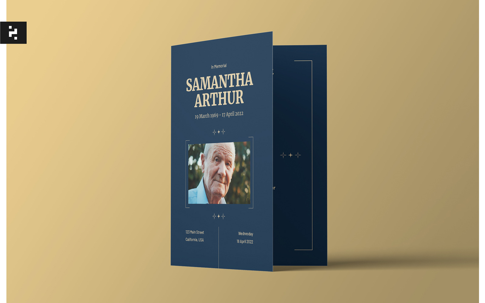 Plantilla de servicios de programas funerarios