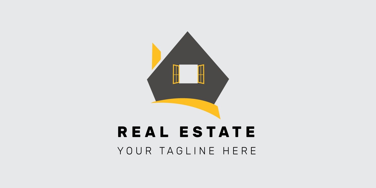 Creative Real Estate Agency Logo Template - TemplateMonster