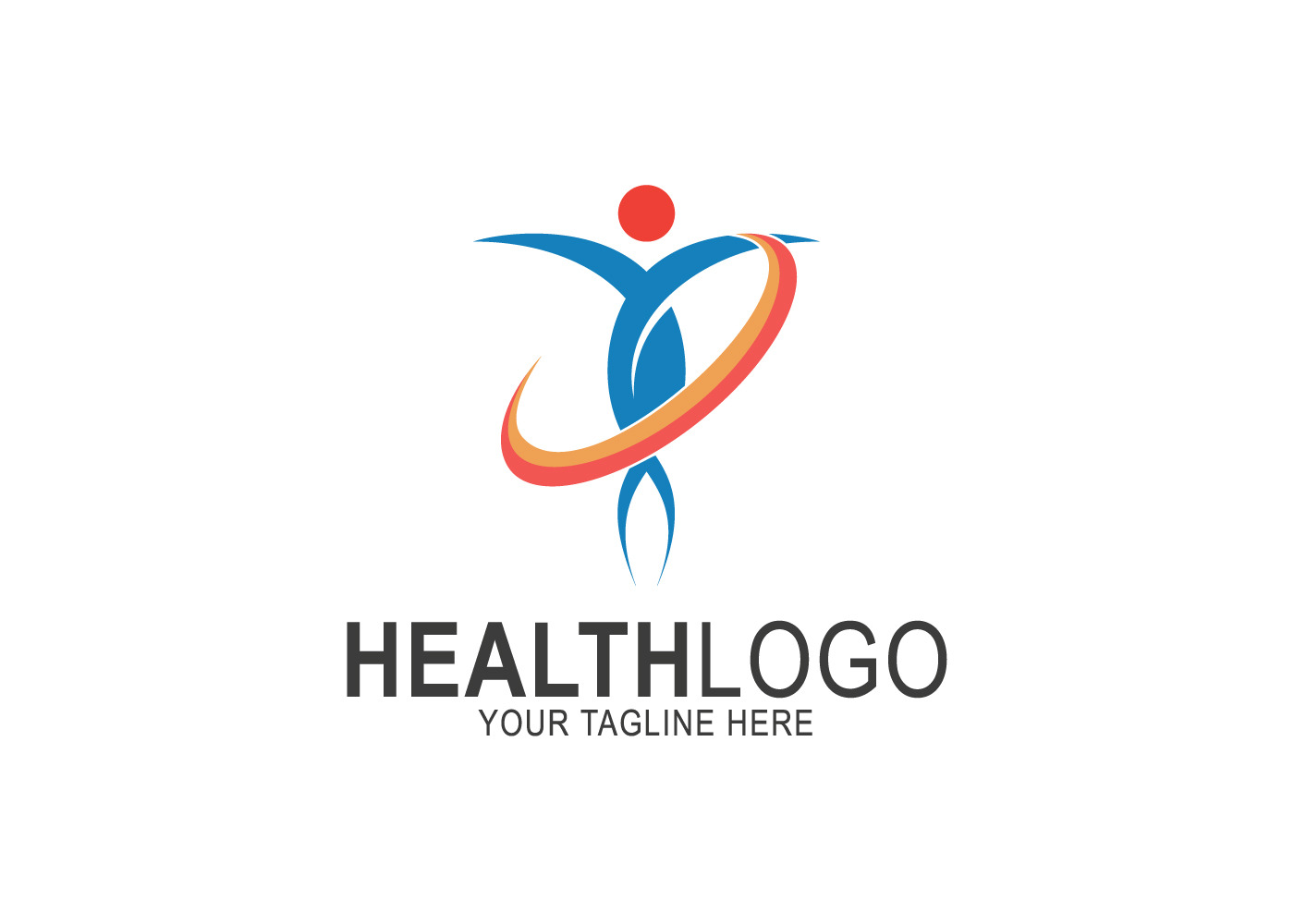 Healthy People Logo Template #272845 - TemplateMonster