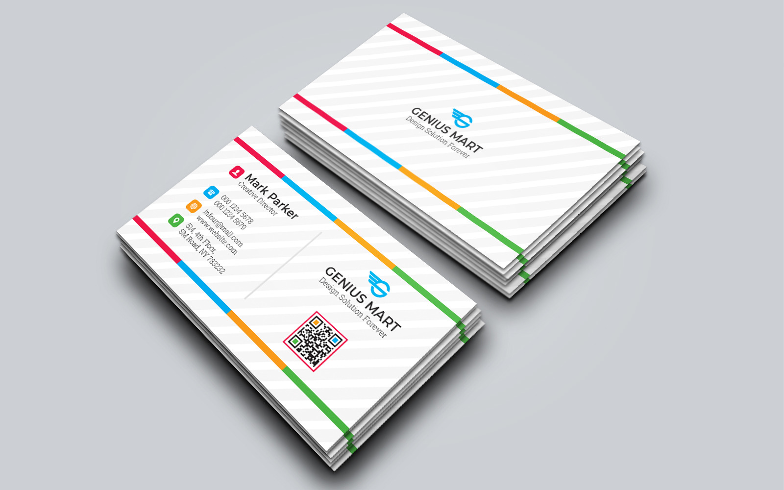 Corporate Business Card Template 130 - TemplateMonster