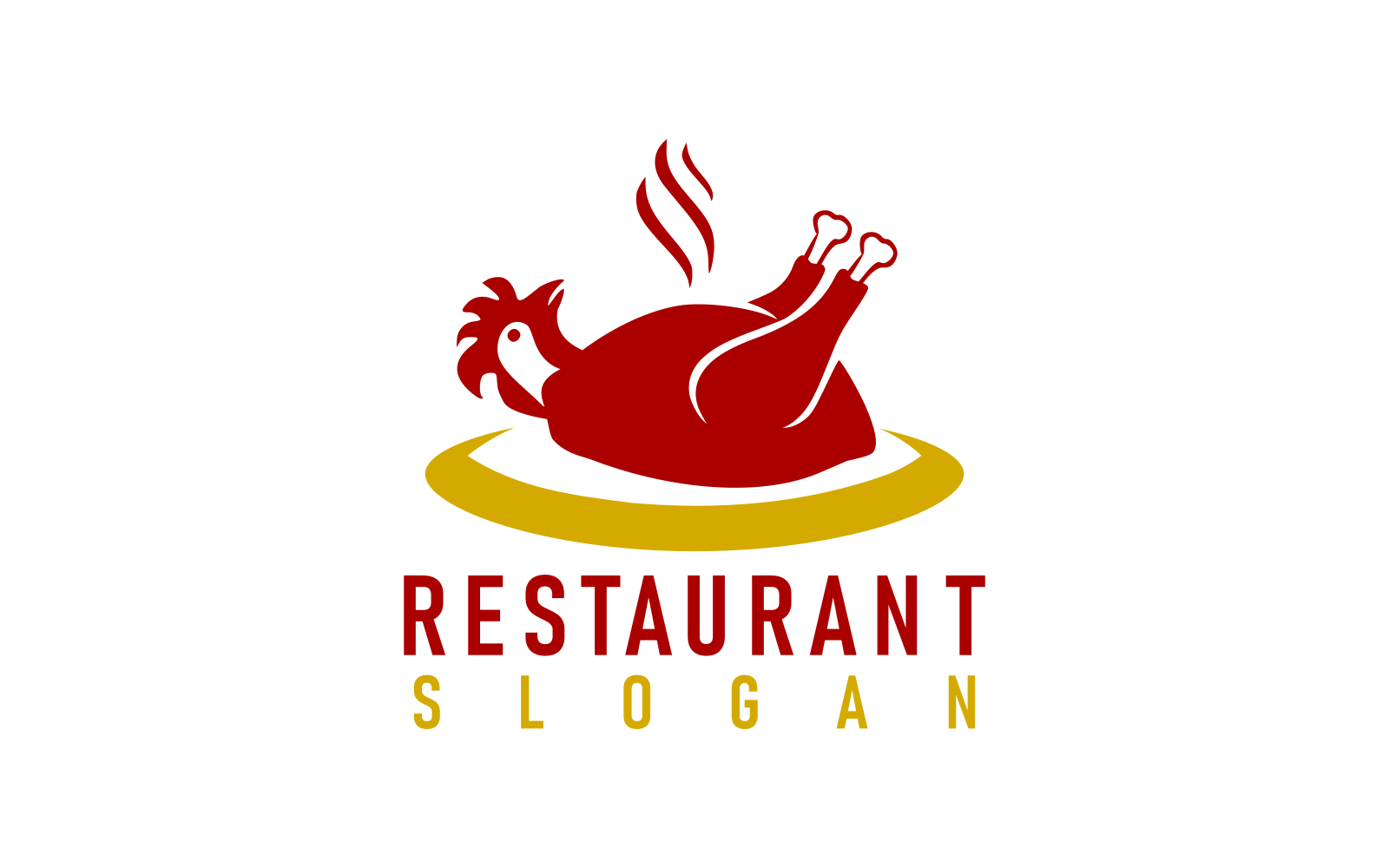 Restaurant Attractive Logo Design Template - TemplateMonster