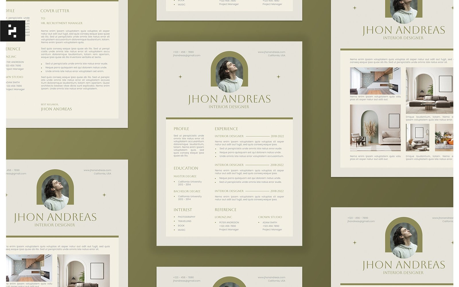 Minimalist Boho CV Resume #273519 - TemplateMonster