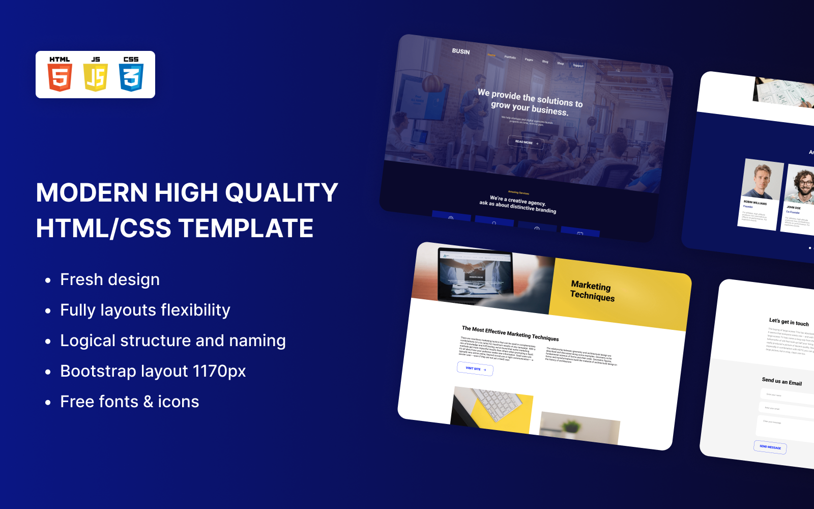 Busin Two - HTML Website Template #274008 - TemplateMonster
