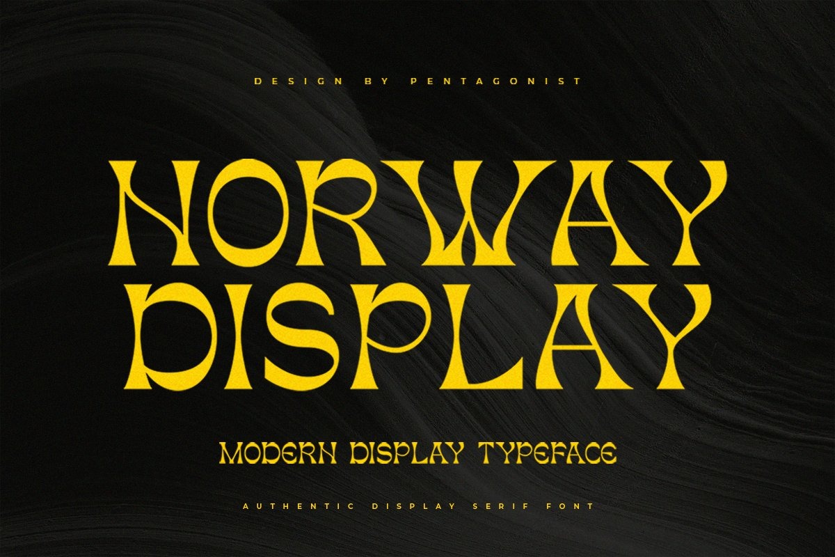Norway | Authentic Display Typeface Font - TemplateMonster