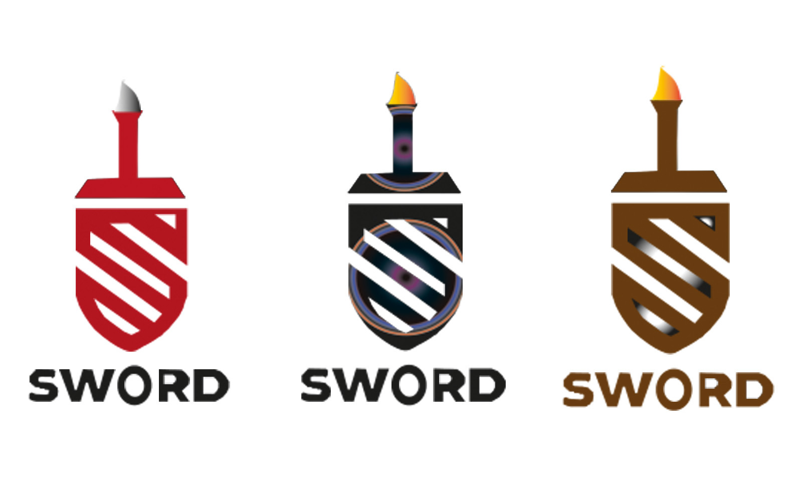 Sword Shield Logo Template #274035 - TemplateMonster