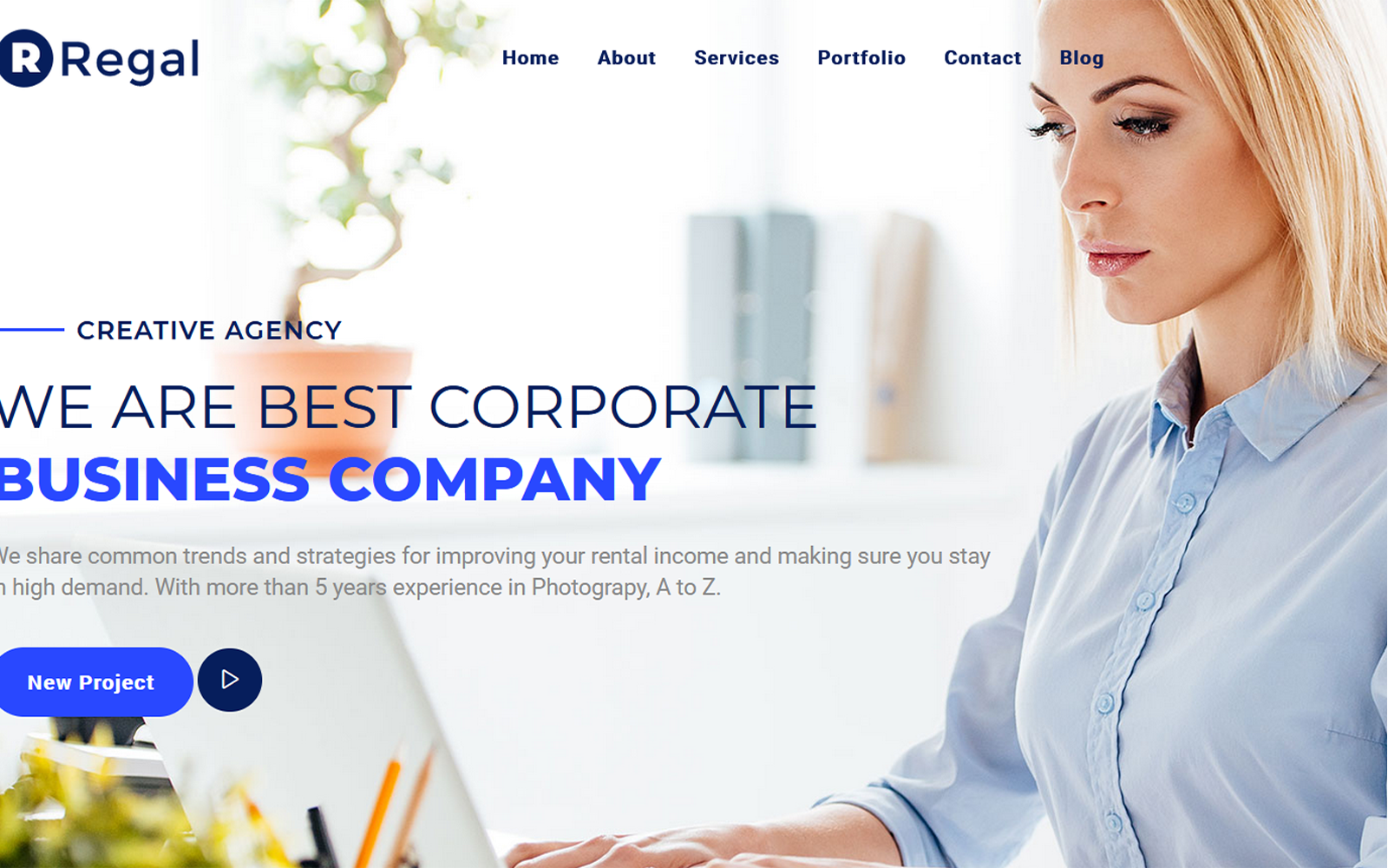 Regal - Personal Agency HTML Template - TemplateMonster