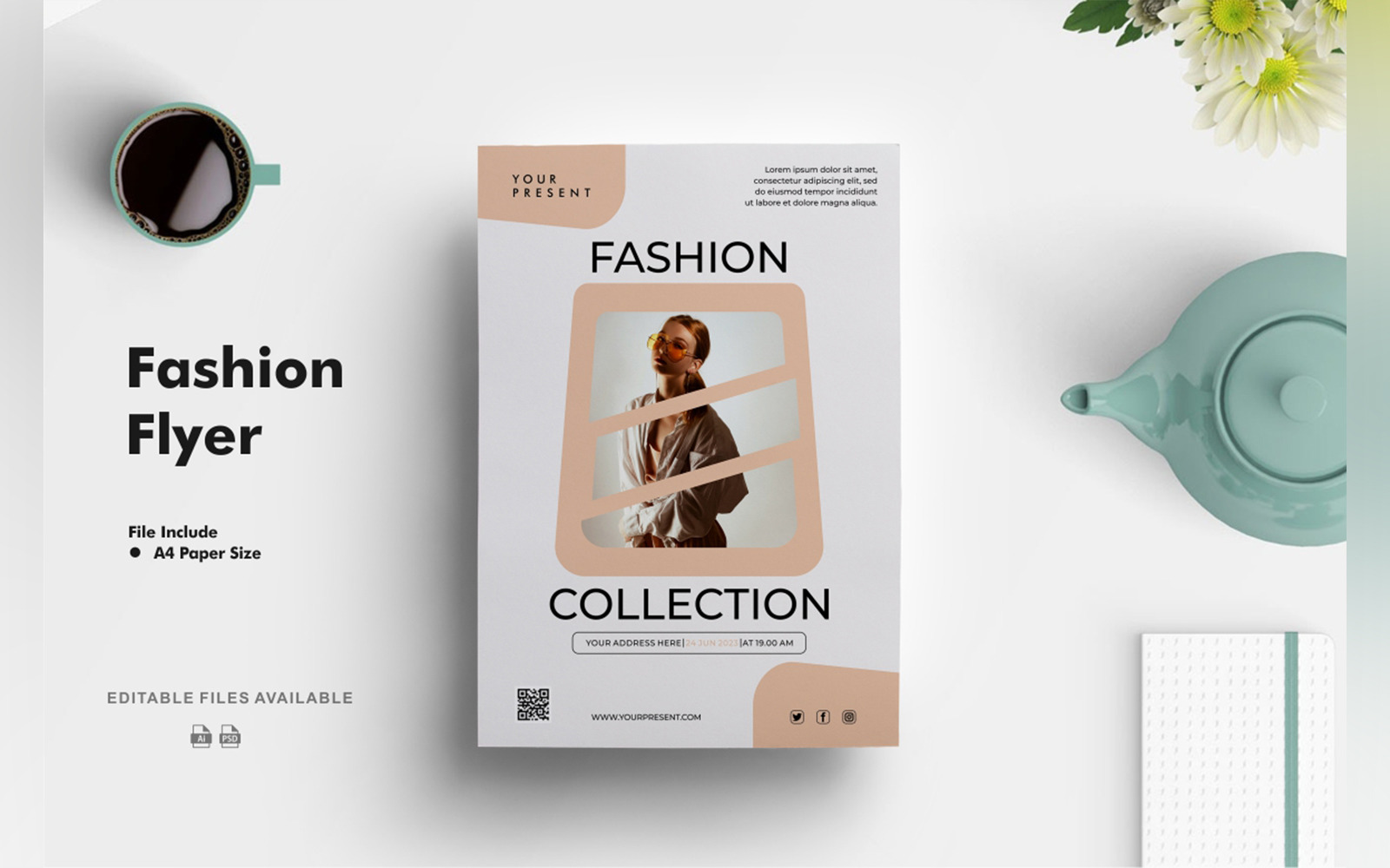 Fashion Collection Flyer Design #276080 - TemplateMonster