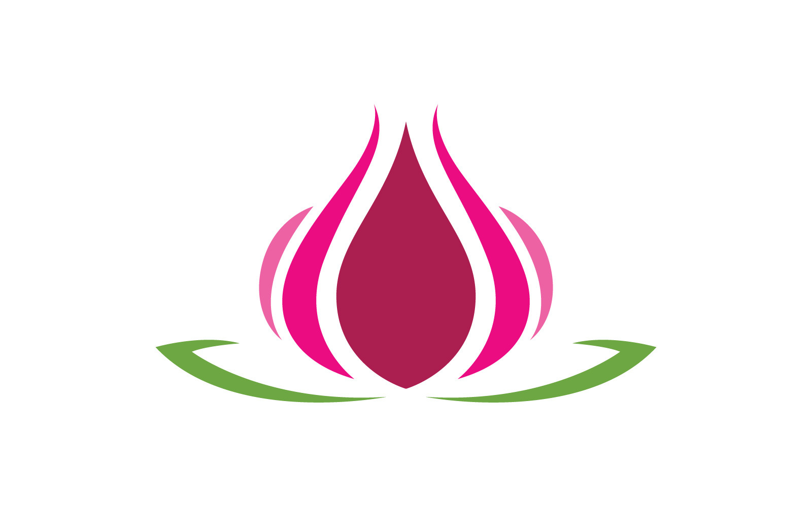 Beauty Lotus Flower logo template. V1 - TemplateMonster