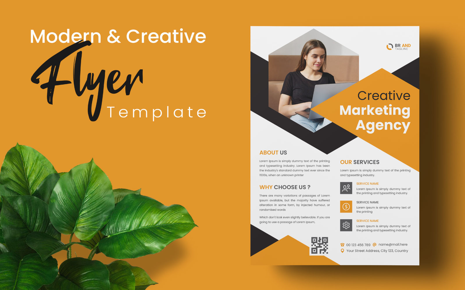 Digital Marketing Agency Flyer Design - TemplateMonster