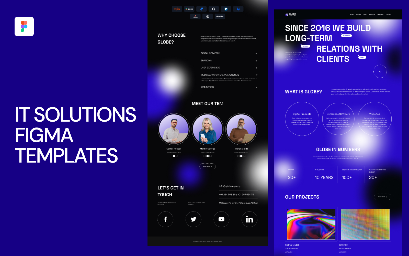 IT Solutions Figma Template #276280 - TemplateMonster