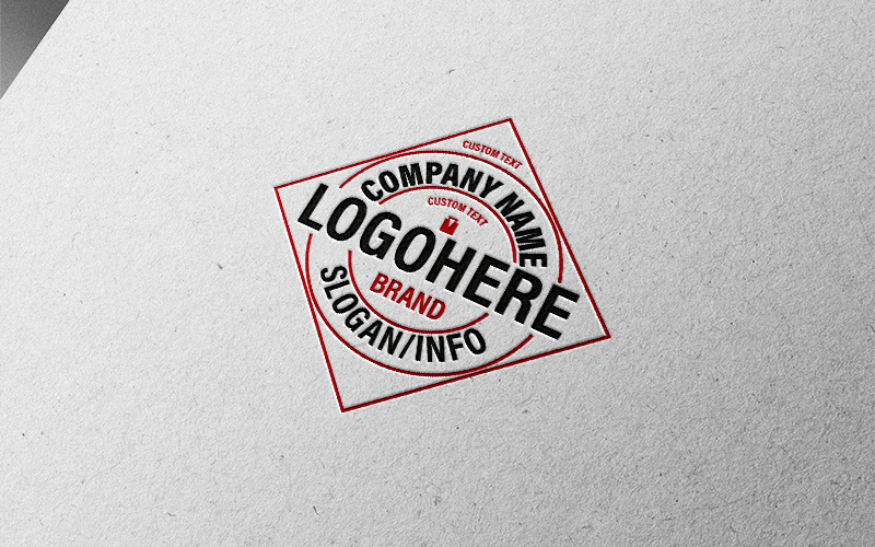 Circular Logo Template Circular Stamp Style Restaurant, Rock Band ...