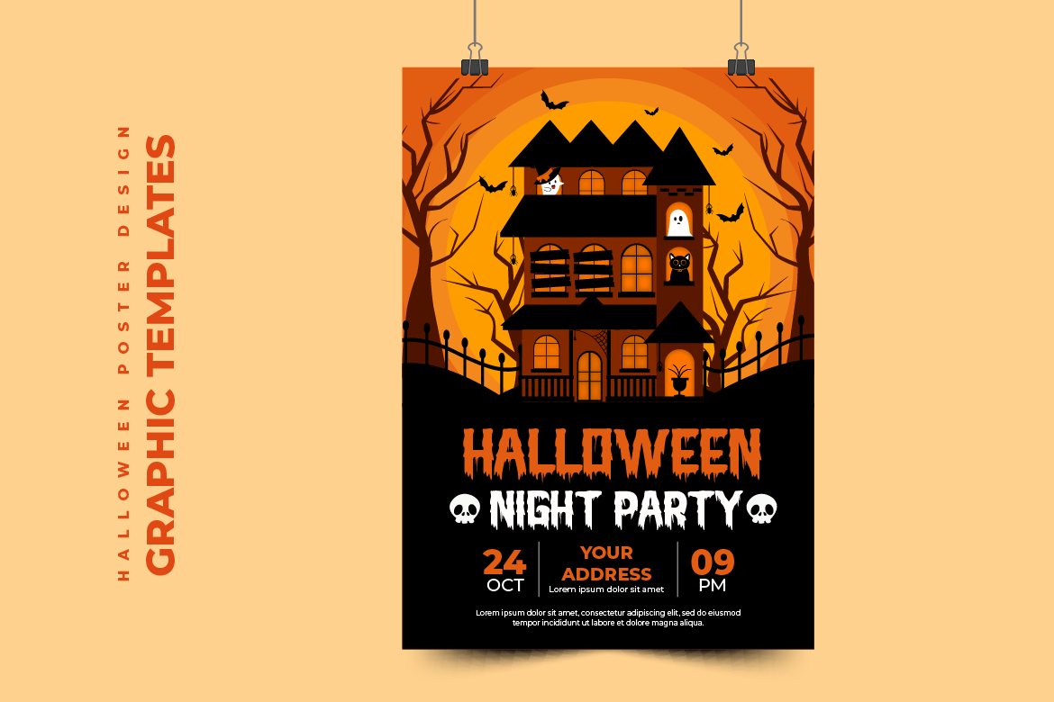 Halloween Design Templates Set V19 #280581 - TemplateMonster