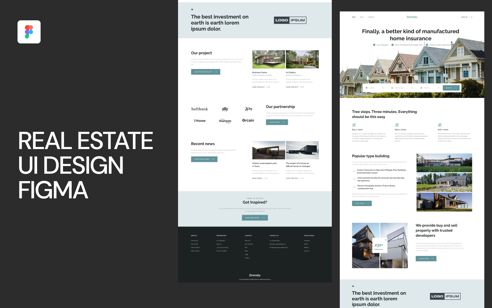 Real Estate UI Design Figma #281551 - TemplateMonster