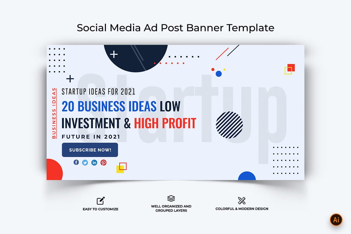 Business Service Facebook Ad Banner Design-51