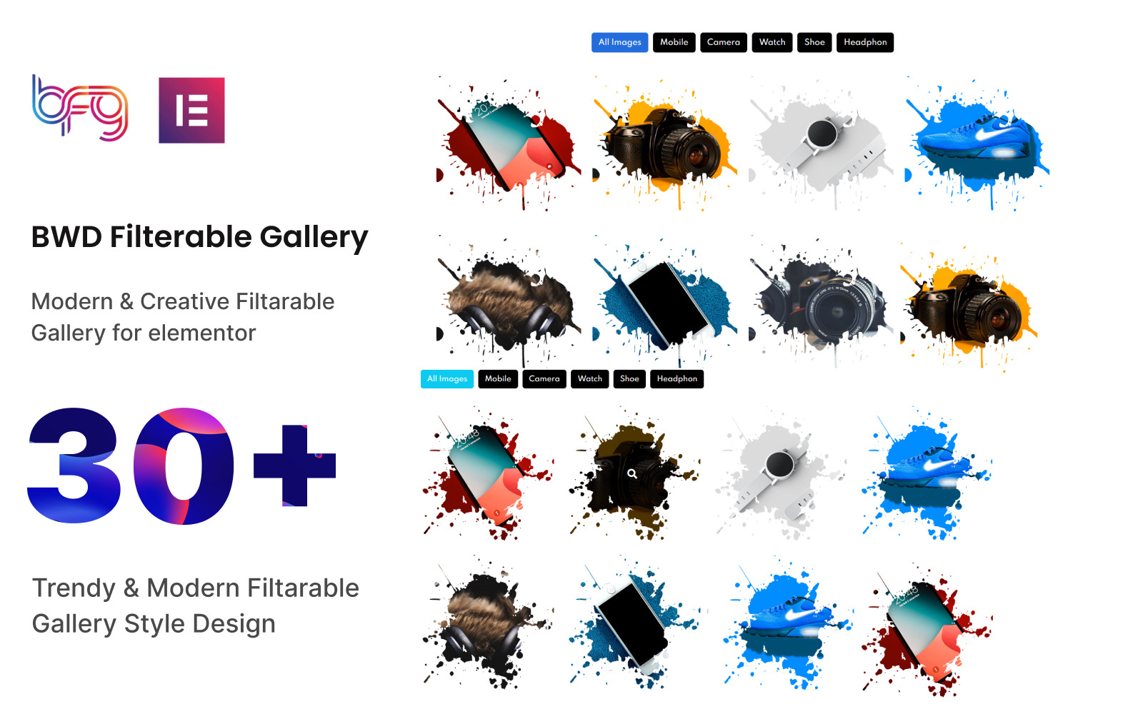 Filterable Gallery WordPress Plugin For Elementor