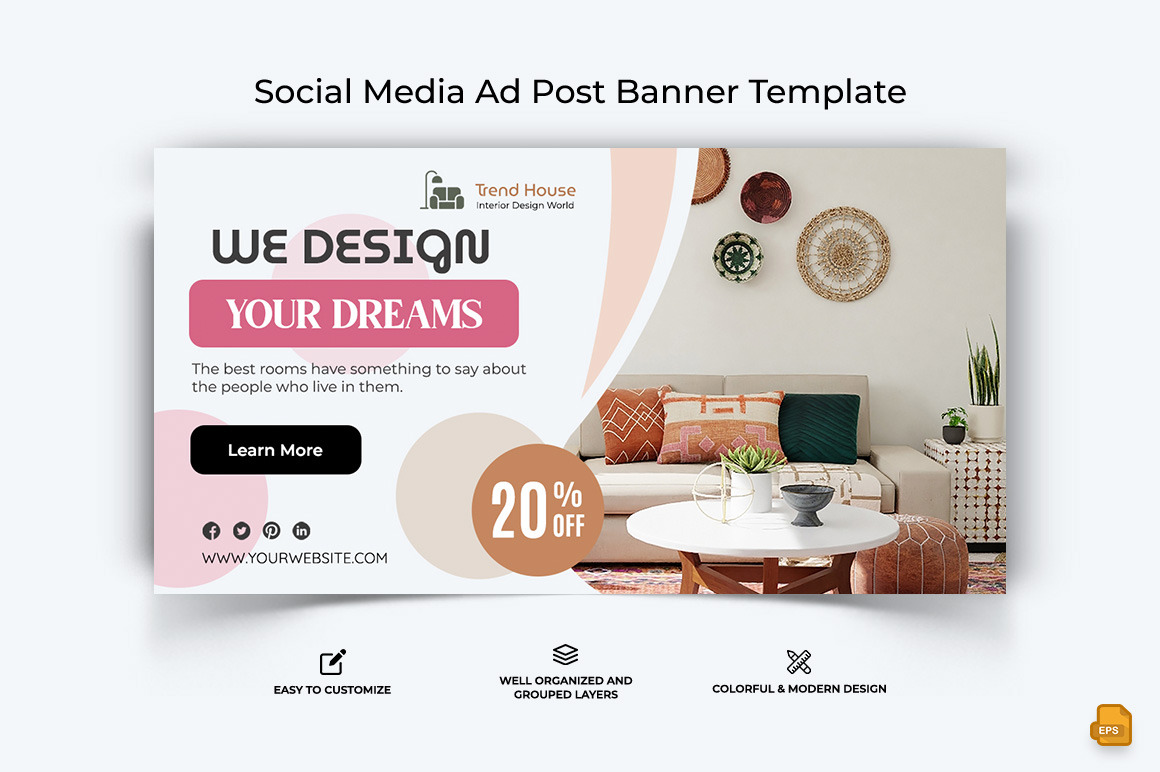 Interior Design Facebook Ad Banner Design-014