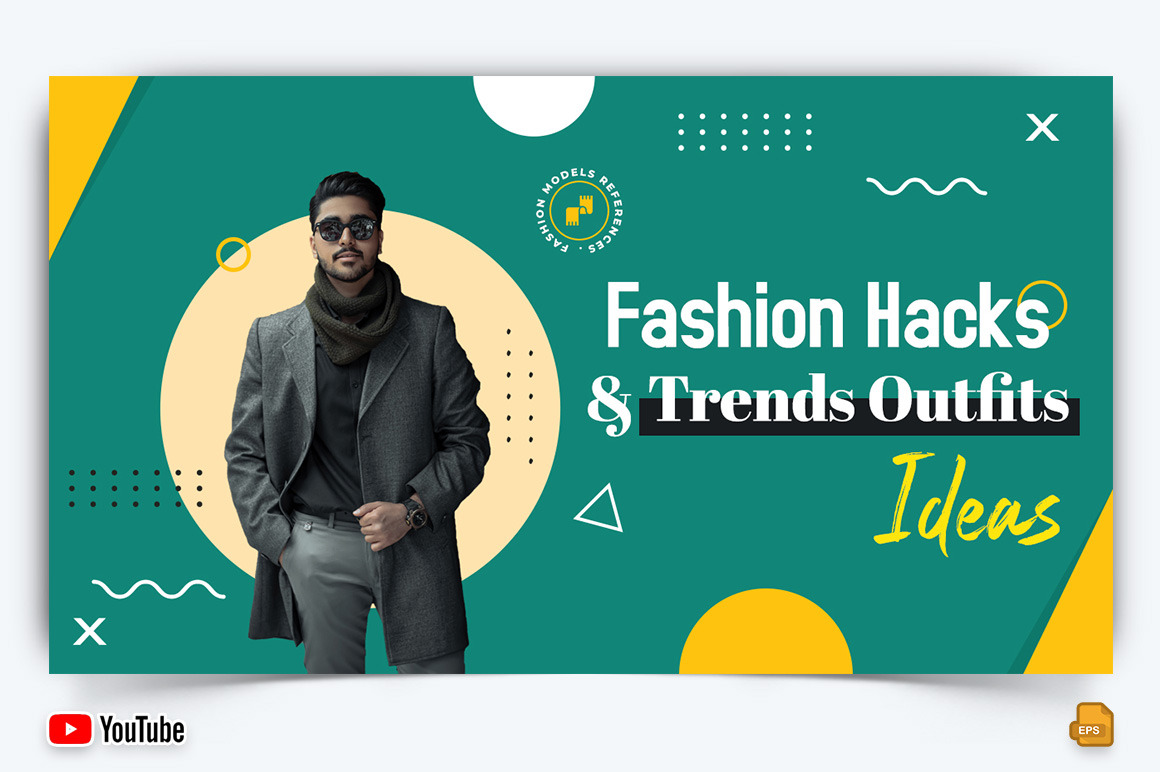 Fashion YouTube Thumbnail Design -023 - TemplateMonster