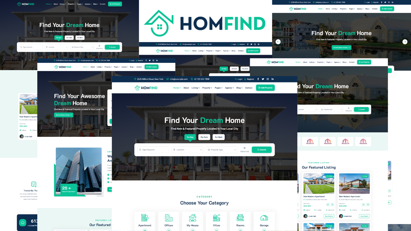 Homfind - Real Estate HTML5 Template - TemplateMonster