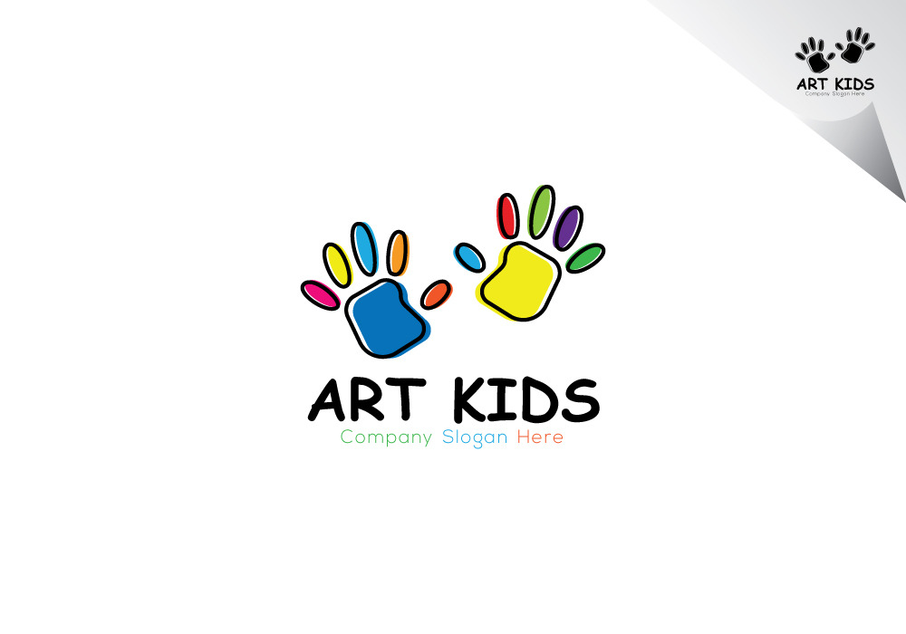 Minimal ART KIDS Logo Template #284933 - TemplateMonster