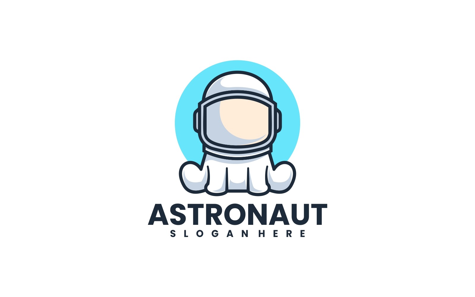 Astronaut Mascot Logo Template #285066 - TemplateMonster