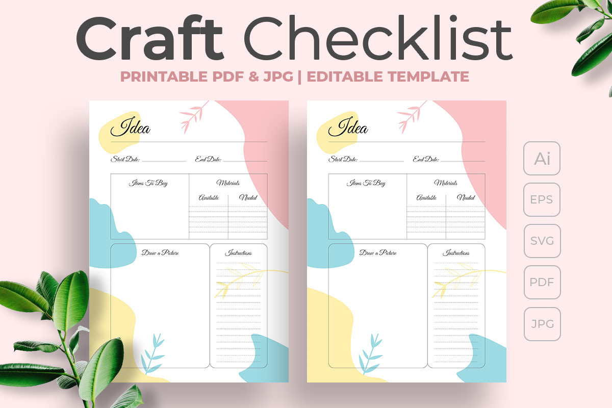 Craft Checklist Is Perfect For Your Business And Multipurpose