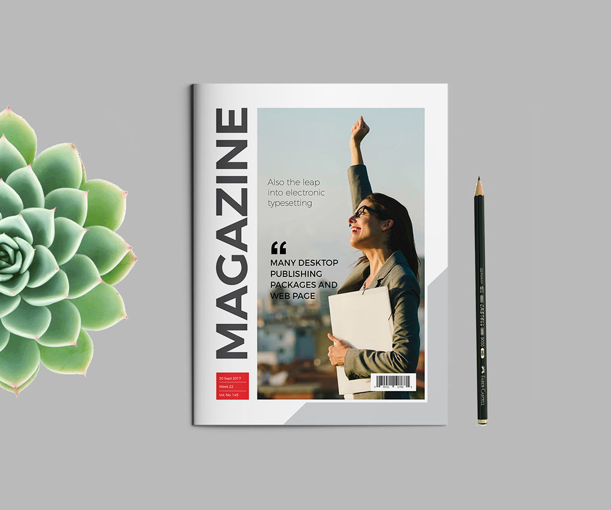 File Indesign modello grande rivista - TemplateMonster