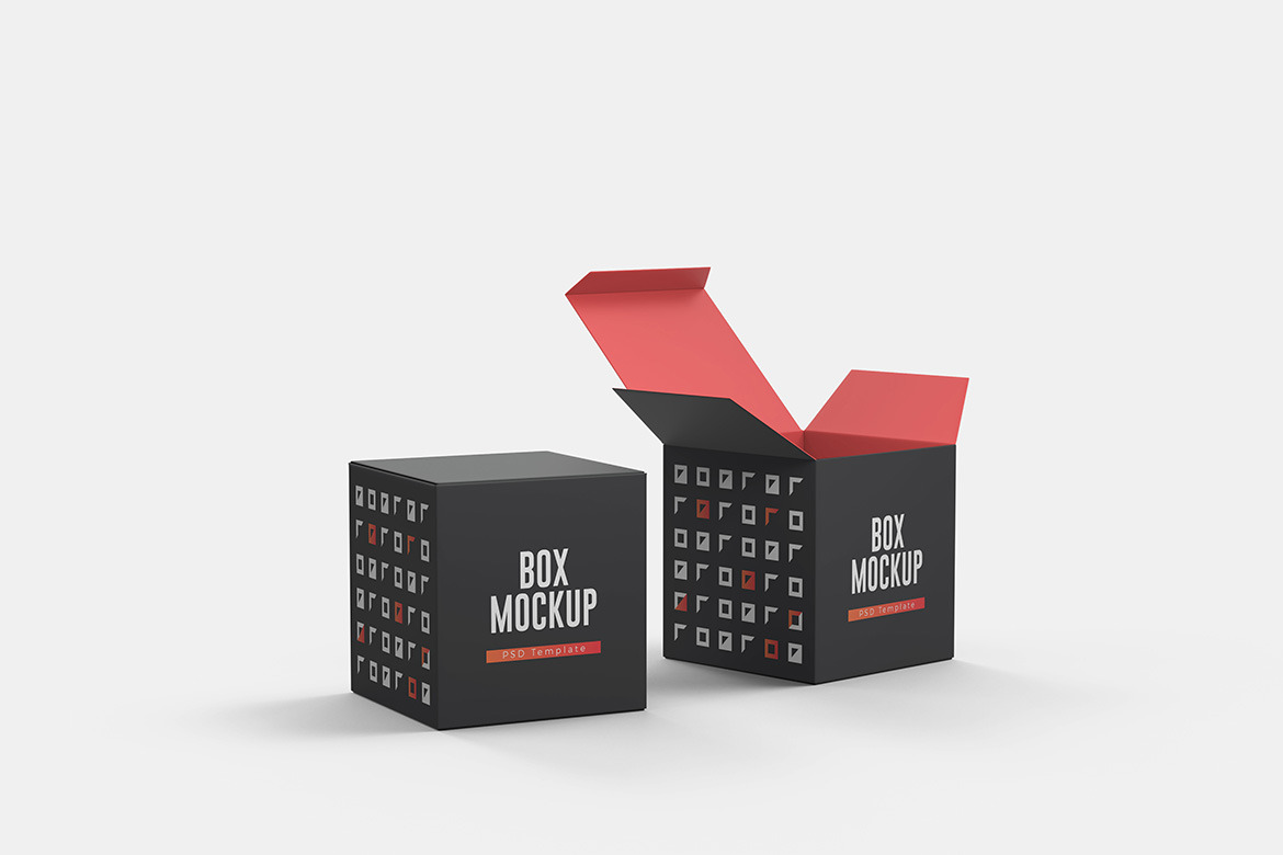Cube Box Mockup Template Vol 05 #285637 - TemplateMonster