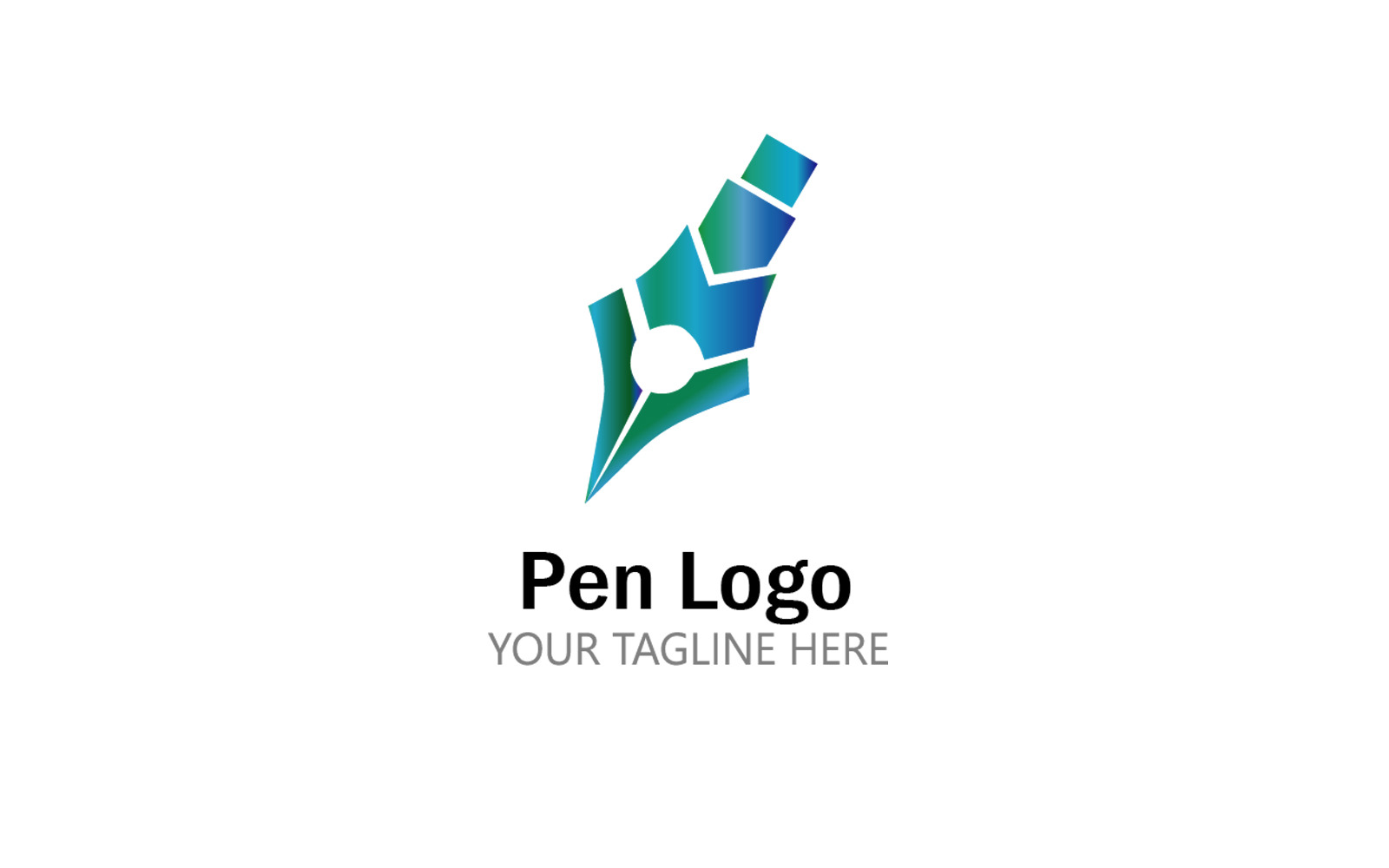 Pen Logo is Used for All Corporate Designs - TemplateMonster