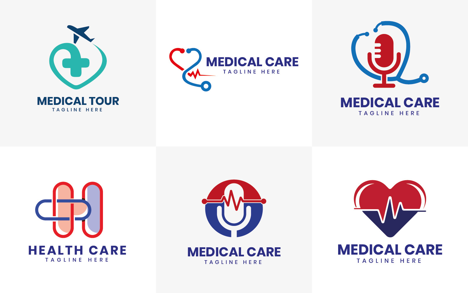 Colección de diseño de logotipos médicos - TemplateMonster