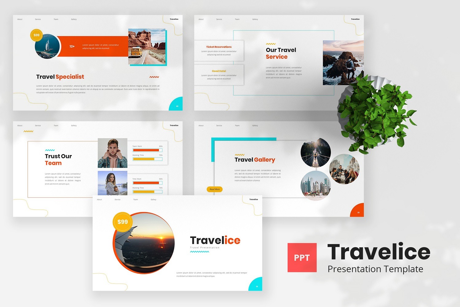 Travelice - Plantilla de PowerPoint para viajes