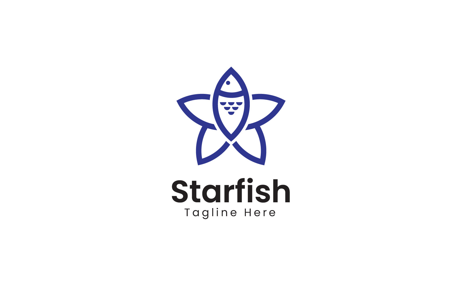 Star Fish Logo Design Template #288353 - TemplateMonster
