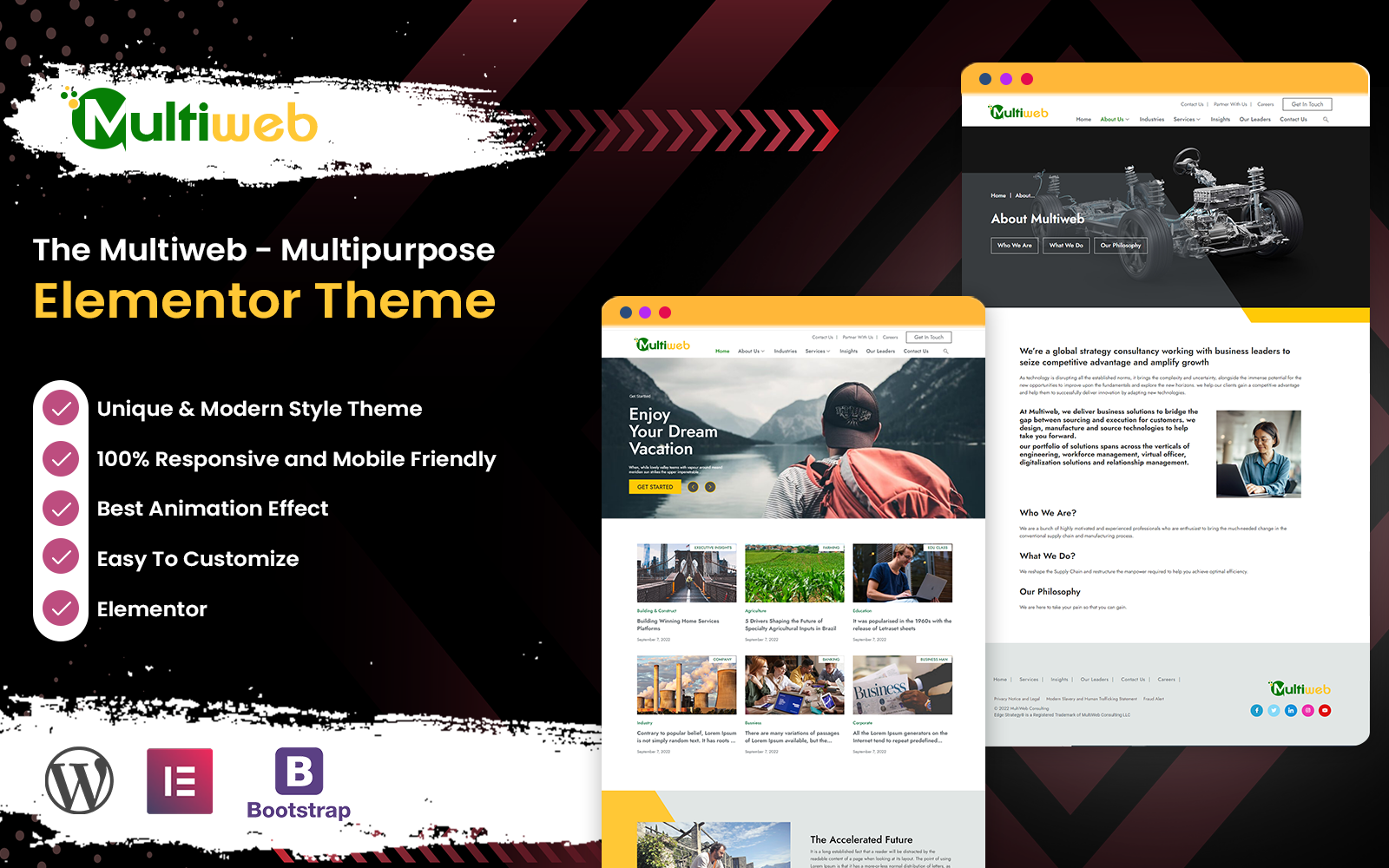 Multiweb - Multipurpose Business Theme - TemplateMonster