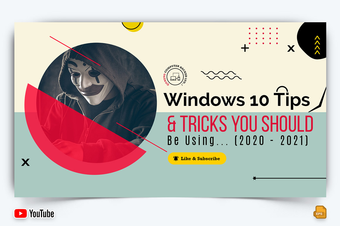 Computer Tricks and Hacking YouTube Thumbnail Design -012